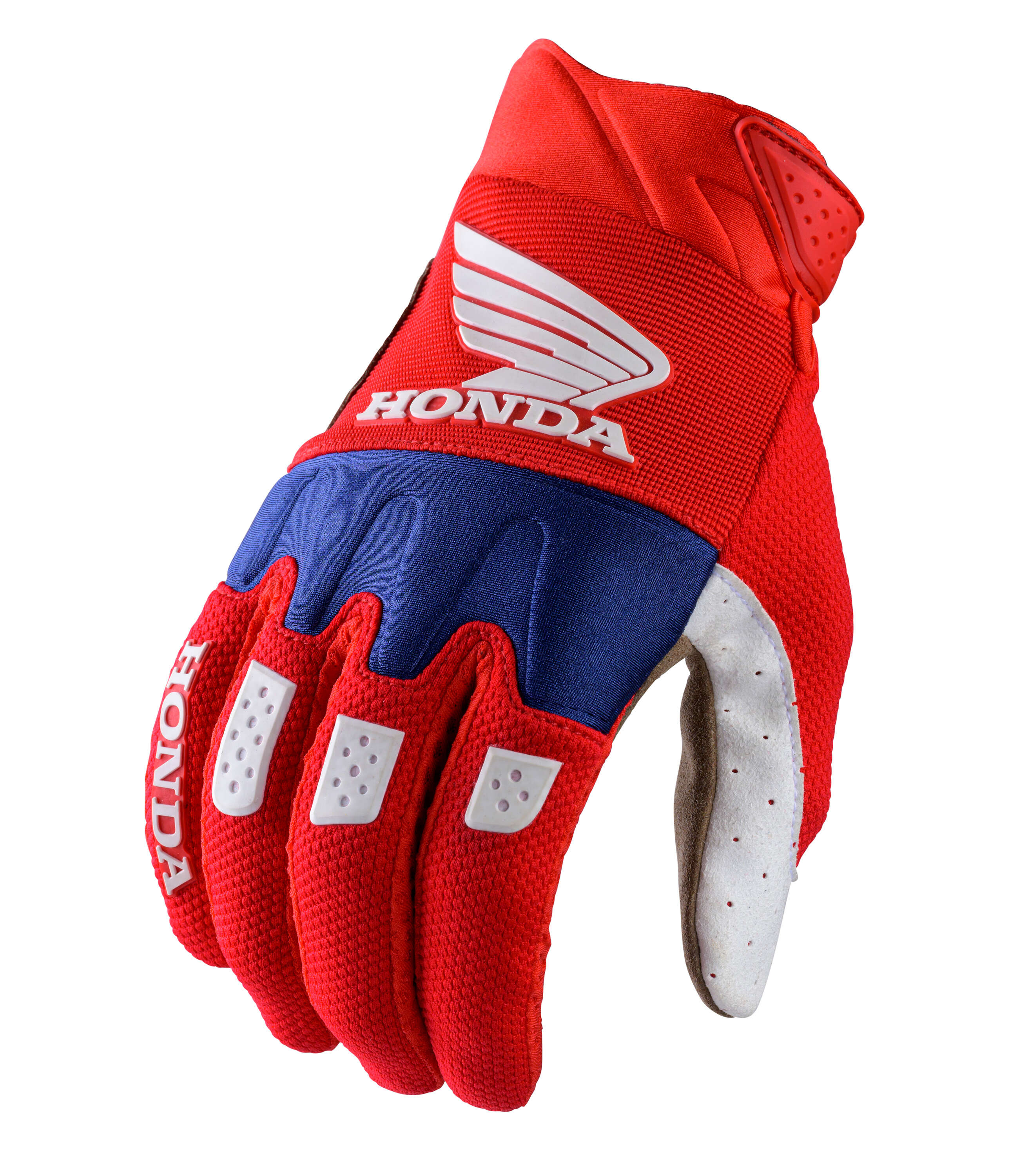 Gants rouge Motocross MX Honda | Collections de vêtements Honda F.C.C ...